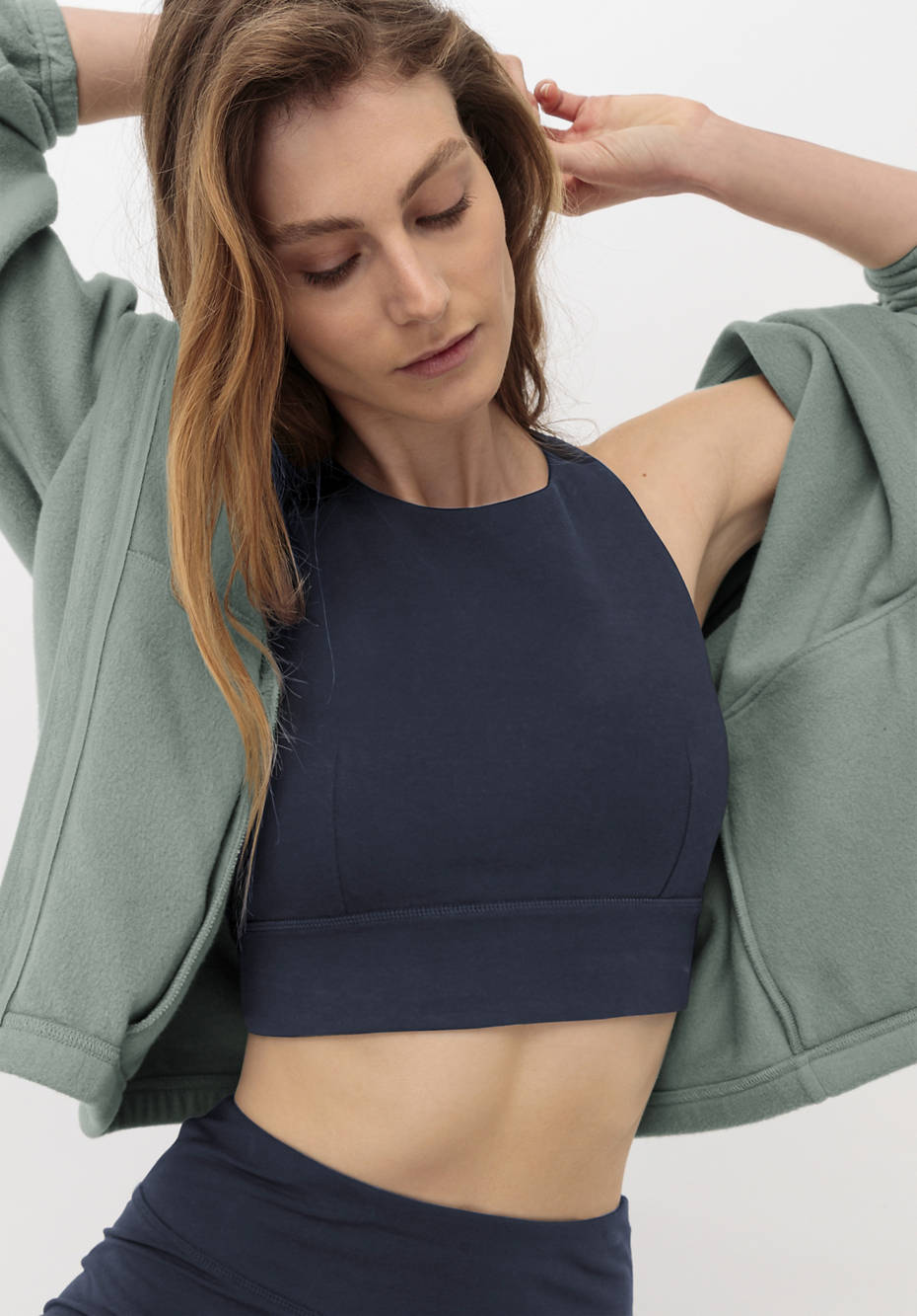 Bustier Fitted Highneck ACTIVE LIGHT aus Bio-Baumwolle - 0